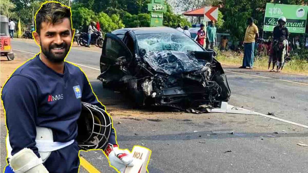 Sri Lankan cricketer Lahiru Thirimanna met with an accident (Photo ...