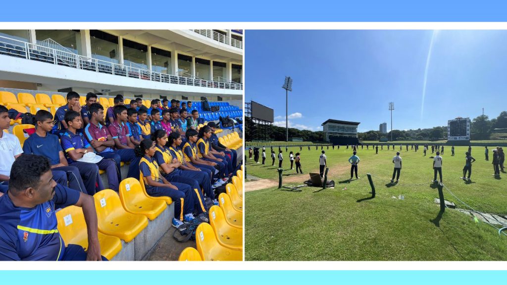 The cricket to village program is in Kandy this time - SL Sports