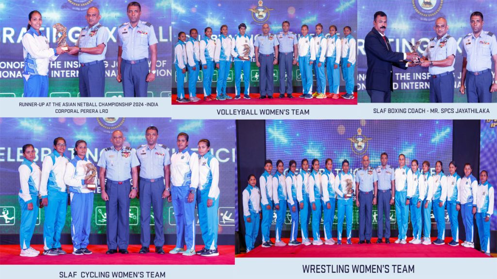 The Air Force Sports champions felicitated by the Commander of the Air ...